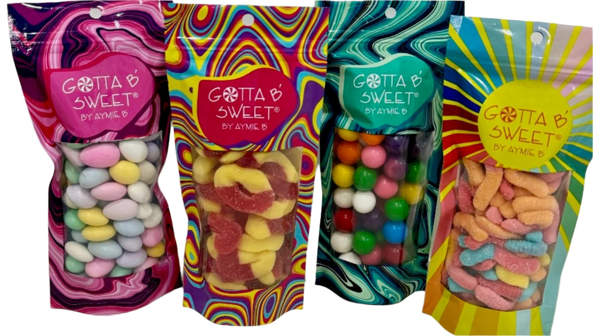 10oz Printed Wavy Candy Bags – Gotta B' Sweet